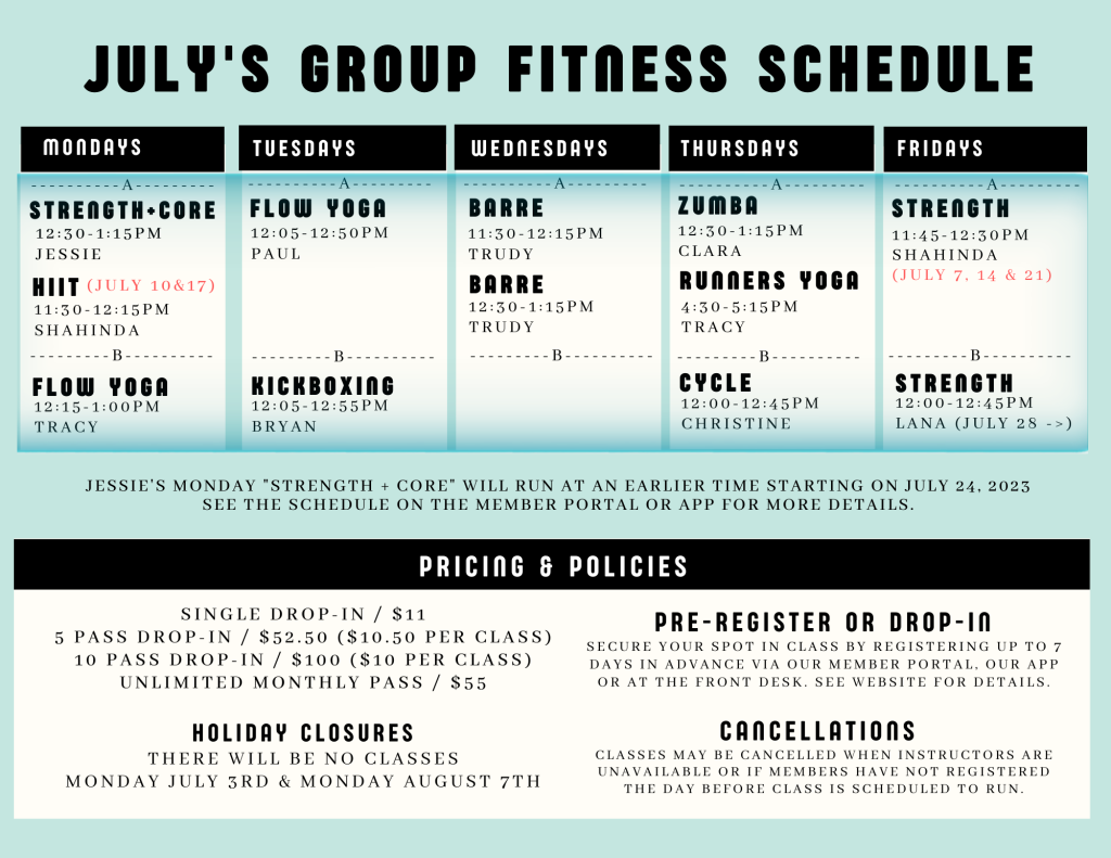 Tower Fitness at the CORE – Tenant only fitness centre