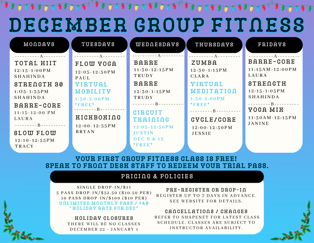 Group Fitness Classes – Tower Fitness at the CORE