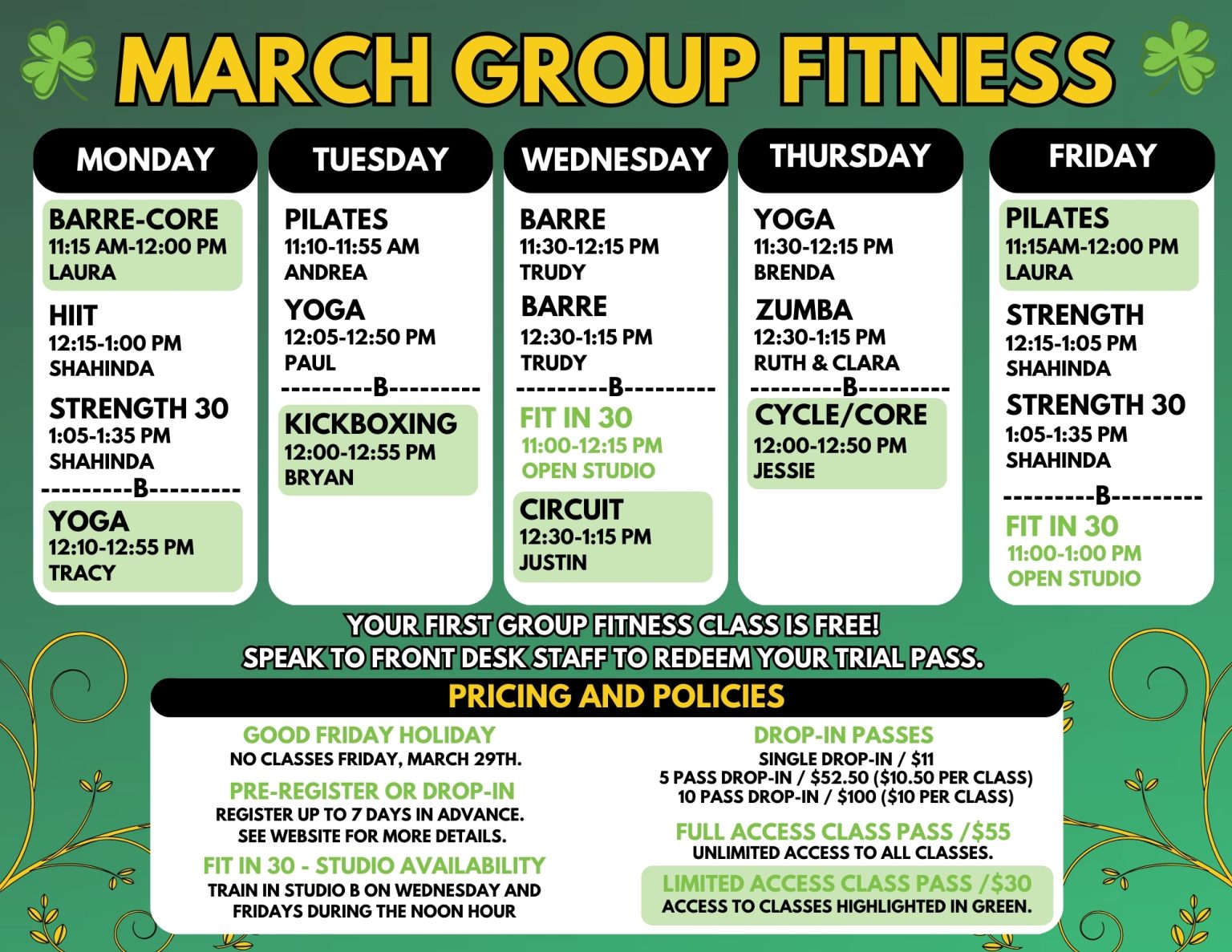 Tower Fitness at the CORE – Tenant only fitness centre